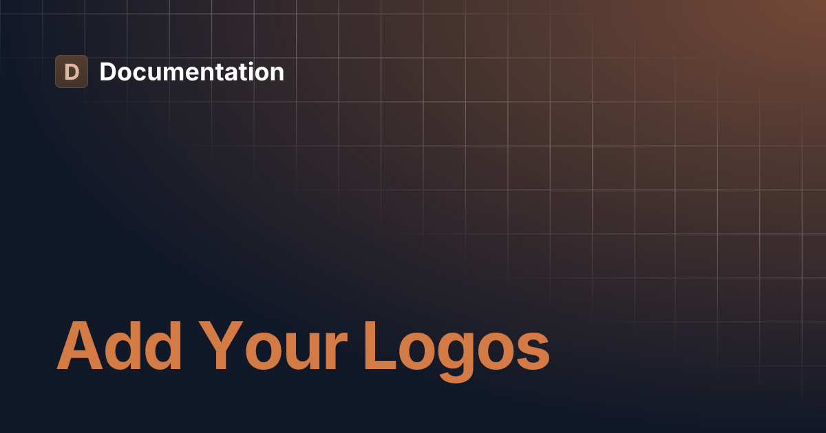 Add Your Logos | Documentation